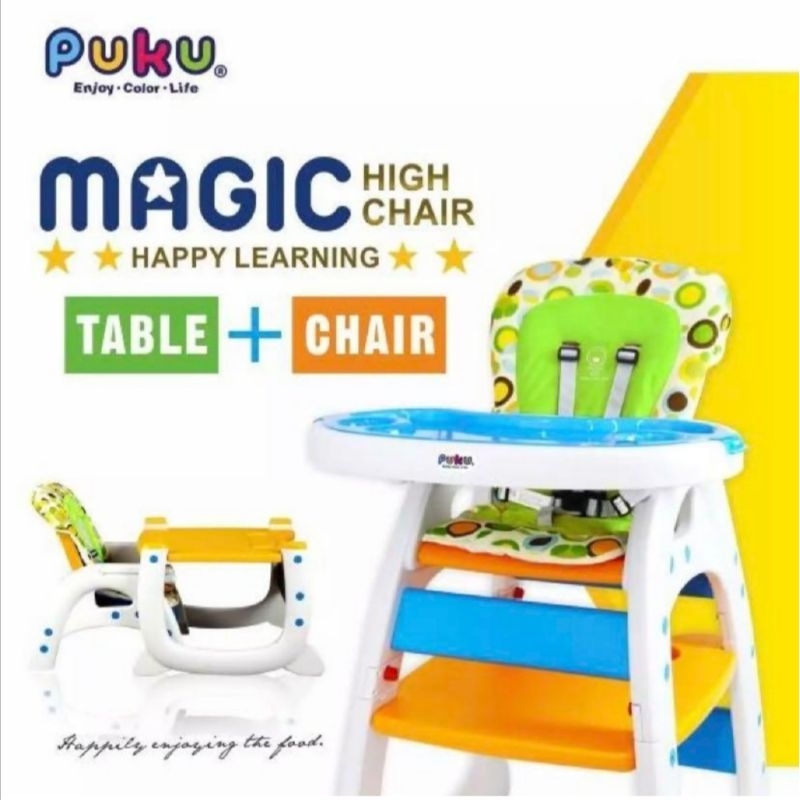 Puku Magic High Chair (Display Set) | Shopee Singapore
