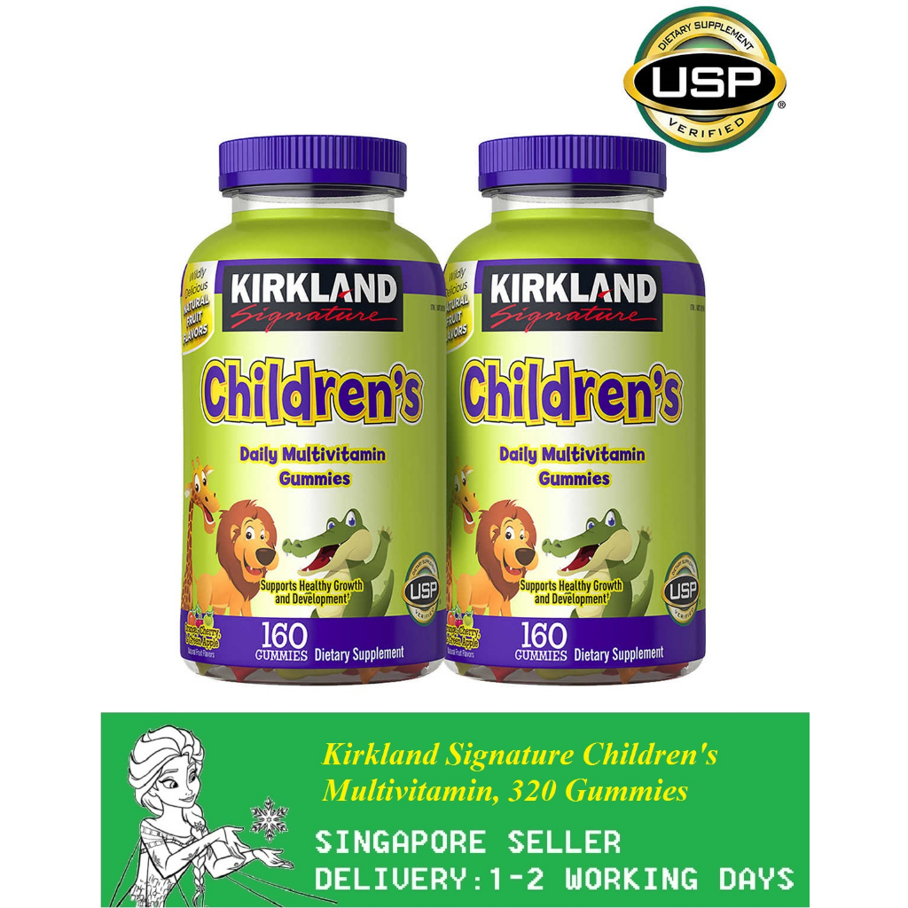 Kirkland Signature Children's Complete Multivitamin, 320 Gummies(Exp:03 ...