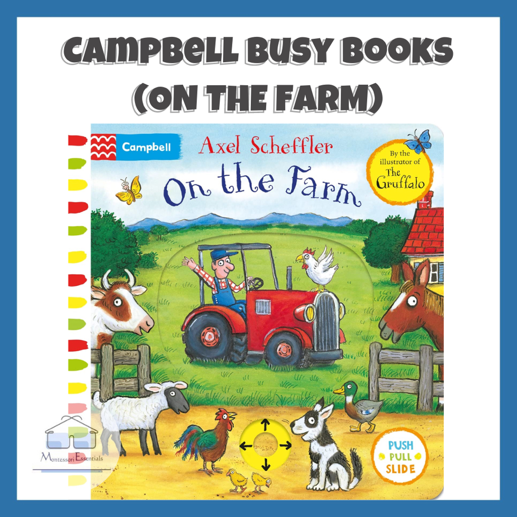 (On The Farm) Campbell Busy Book Series Interactive Board Book for ...