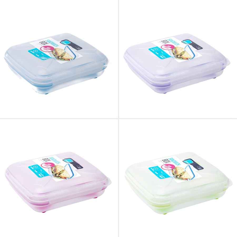 Smash Leak Proof Sandwich Box - Assorted | Shopee Singapore