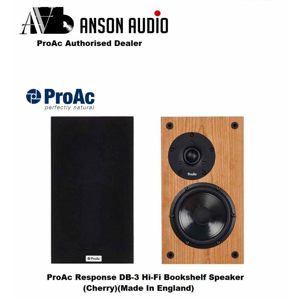 ProAc Response DB-3 Hi-Fi Bookshelf Speaker (Cherry)(Made In England ...