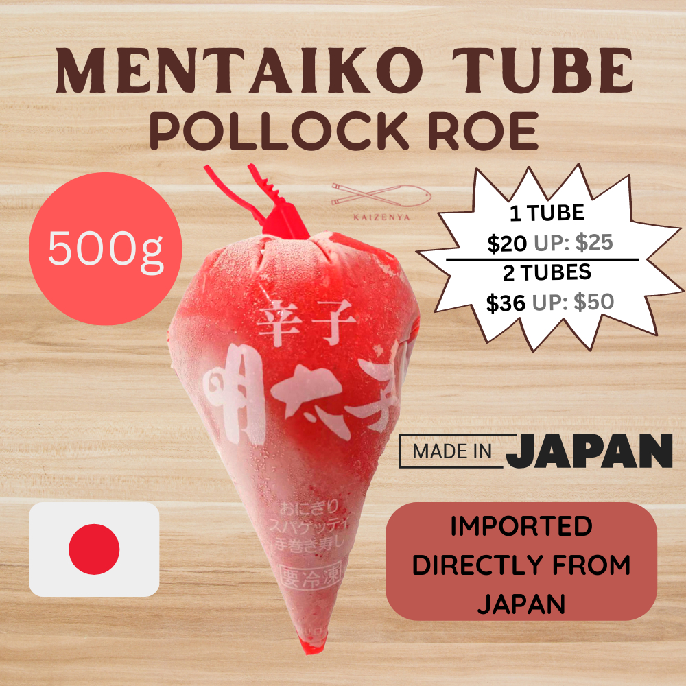 Kaizenya | Mentaiko Tube (Pollock Roe) [500g] - Shipped from Japan ...