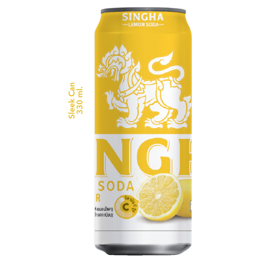 Singha Lemon Soda, 330ml x 6 cans | Shopee Singapore