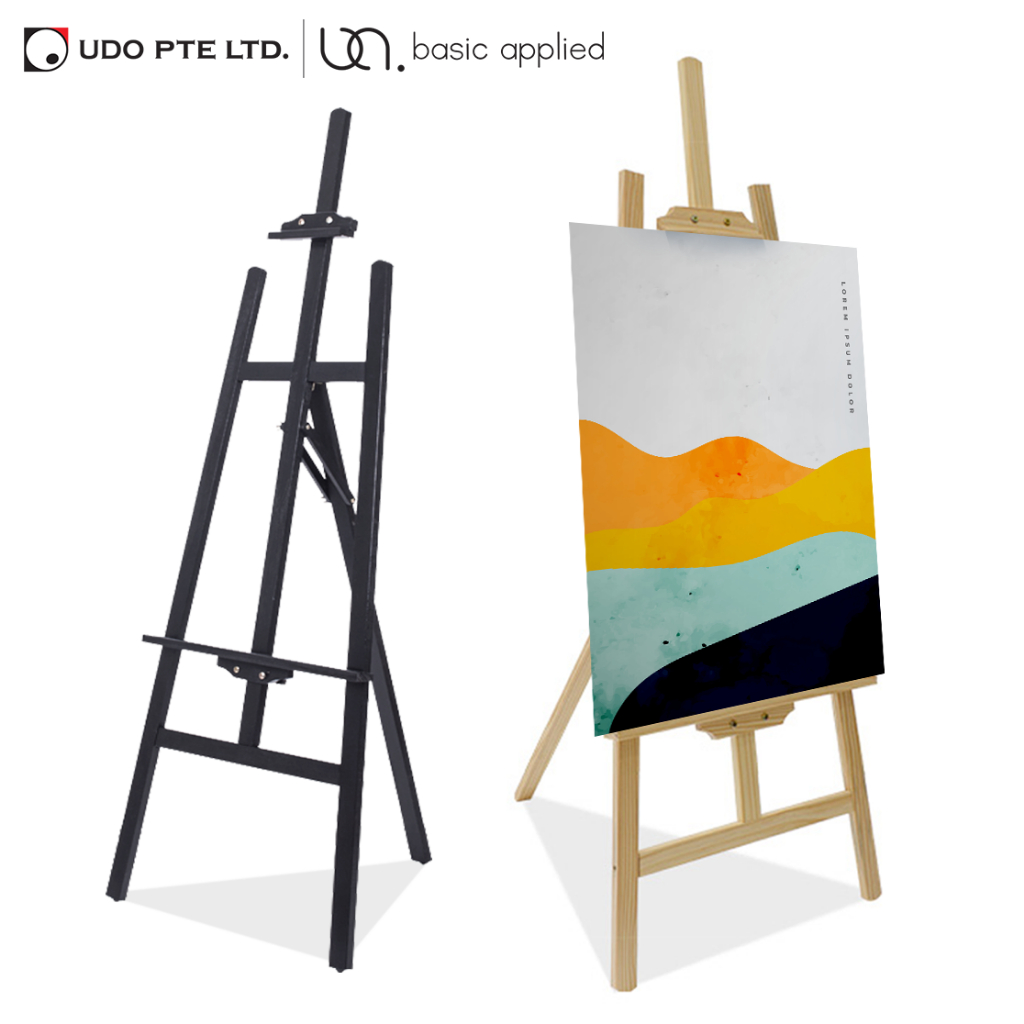Wooden Easel Poster Stand | Art Canvas Easel | Single side poster ...