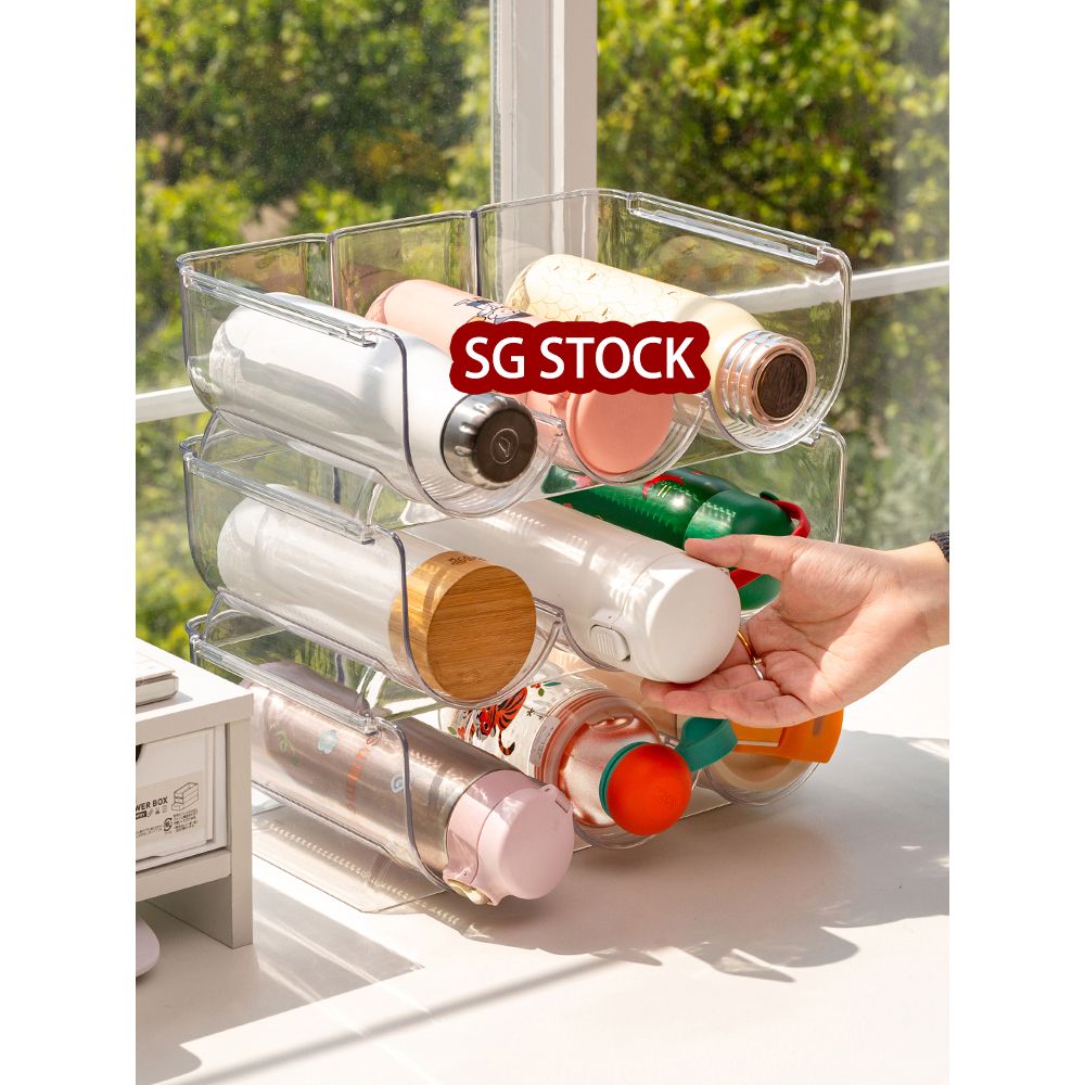 Art Living Stackable Water Bottle Rack Wine Rack Vacuum Cup Organizer ...