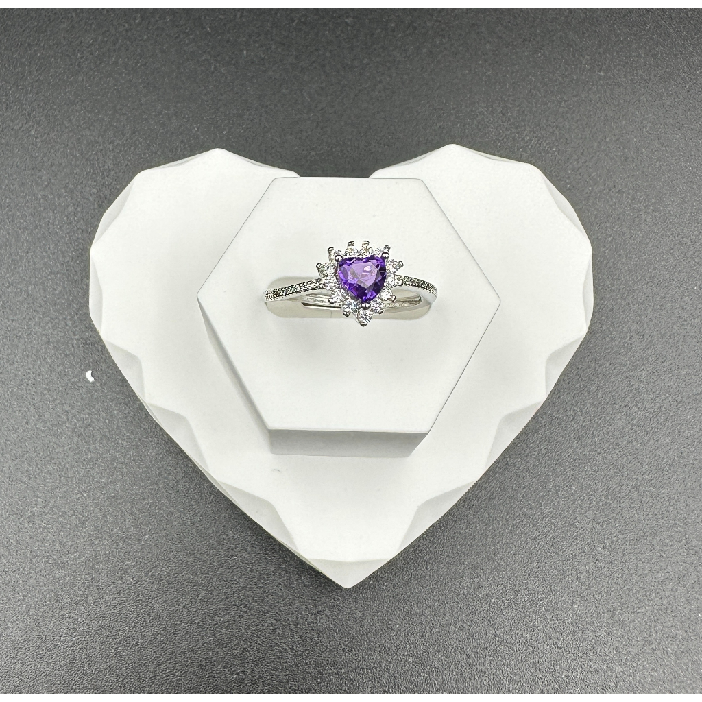 Crystal Rings (Amethyst) | Shopee Singapore