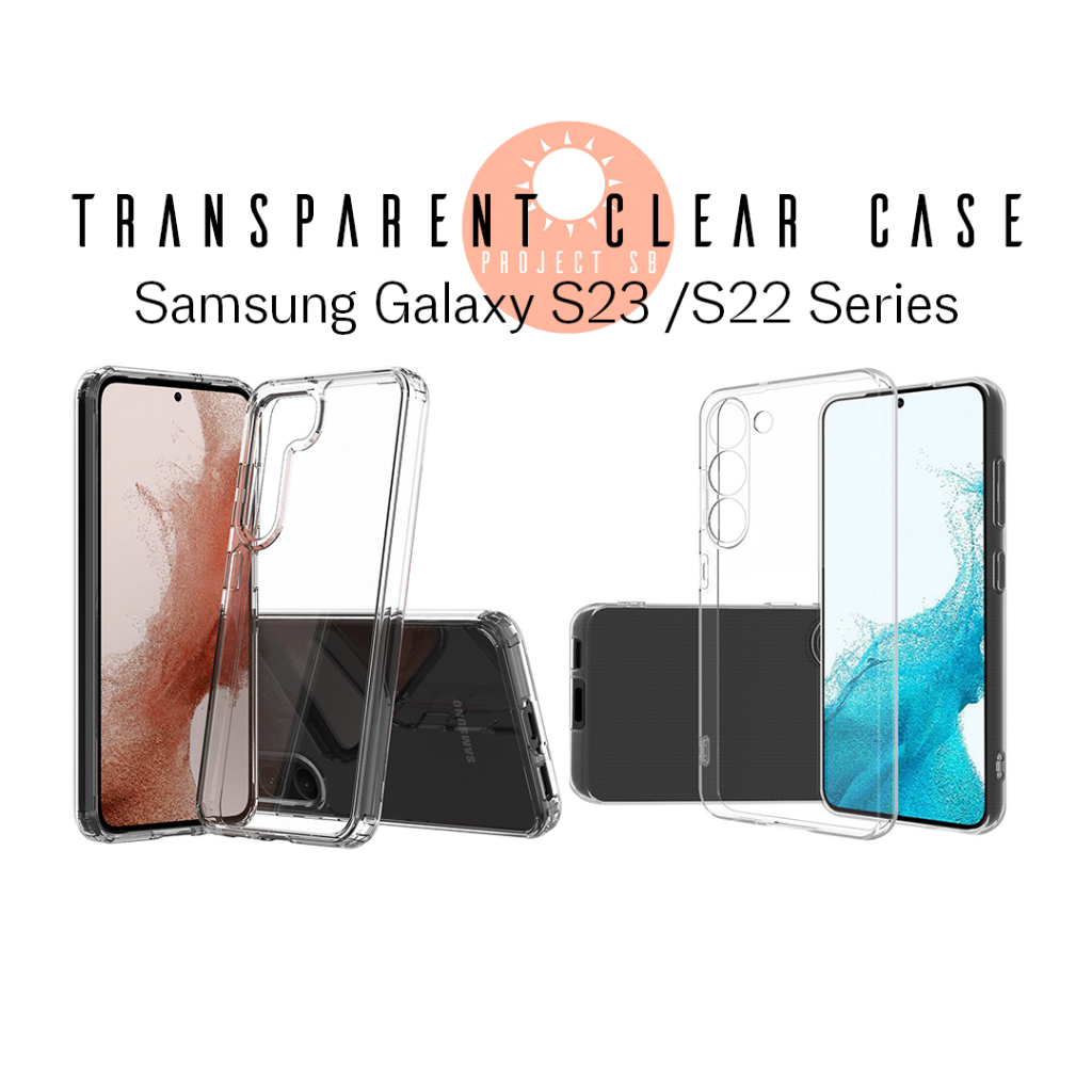 Samsung Galaxy S23 Ultra S23+ S23 S22 Ultra S22 Plus Clear Case Slim ...