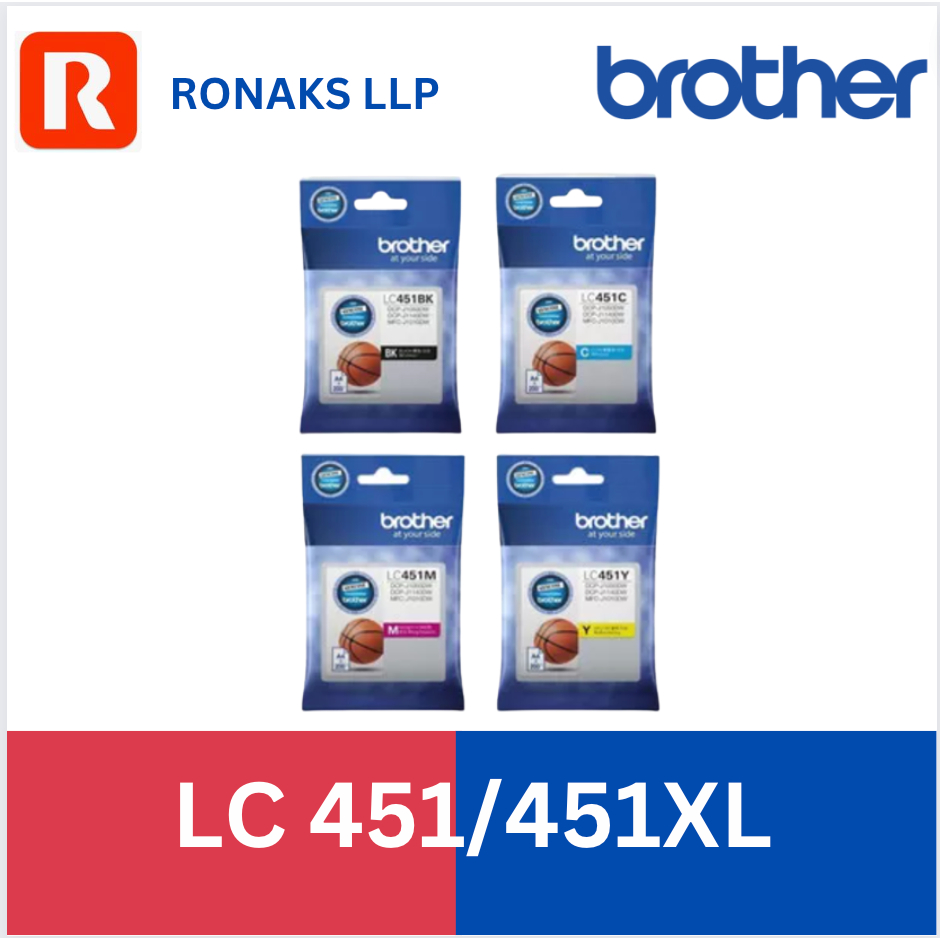Original Brother LC451 / LC 451 / LC-451Ink Cartridge for MFC-J1010DW ...