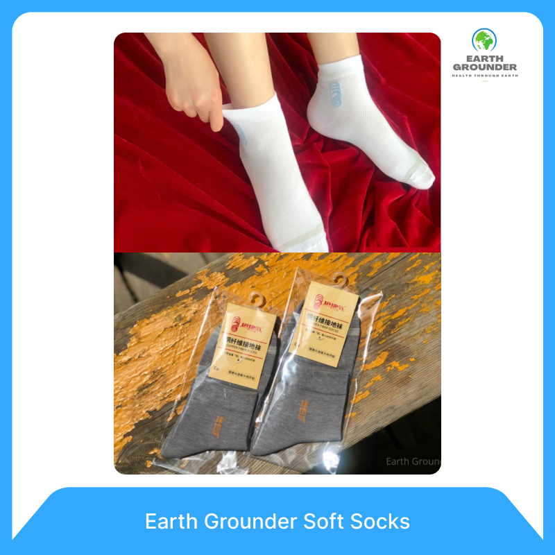 Earth Grounder - Grounding Women Copper Fiber Soft Socks | Shopee Singapore