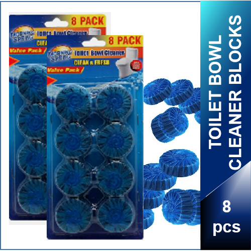 Morning Spring Toilet Bowl Cleaner, 6/8s Toilet Blocks | Shopee Singapore