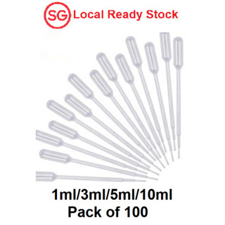 Disposable transfer pipettes, plastic Dropper 1ml/3ml/5ml/10ml | Shopee ...