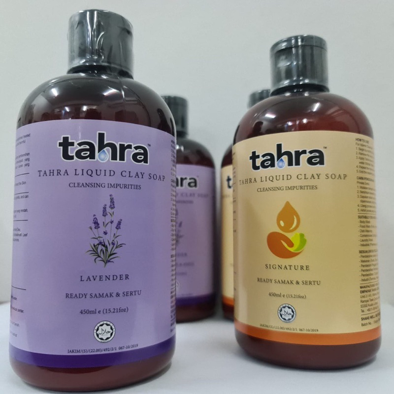 [NEW PACKAGING] TAHRA Tahara LIQUID CLAY SOAP - Sabun Samak & Sertu ...