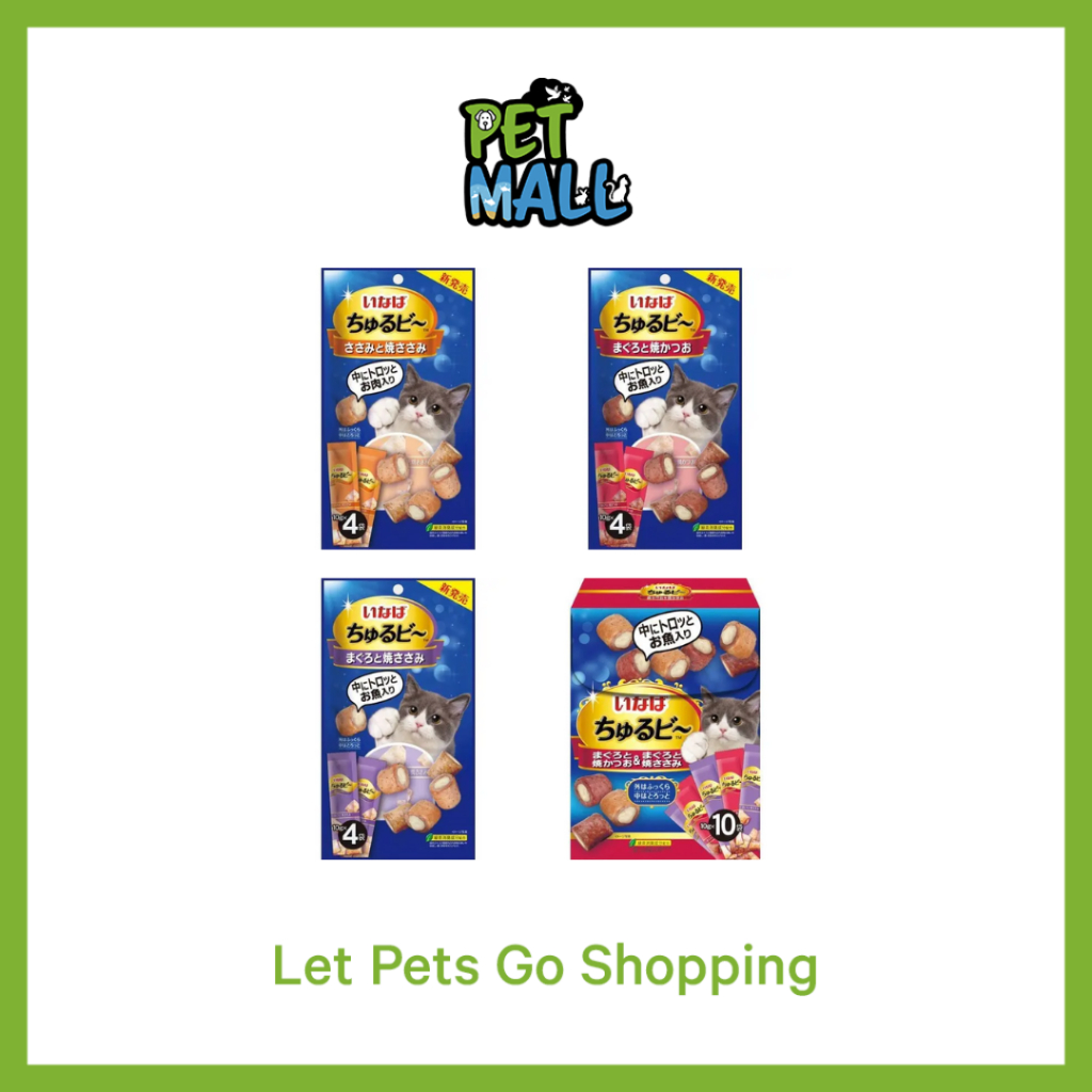 CIAO Churu Bee Bite-sized Snack with Creamy Churu Filling Treats for ...