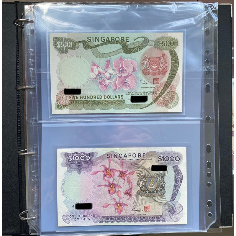 [5 Packs set] 2-slot High Quality Refill for Banknote Album | Shopee ...