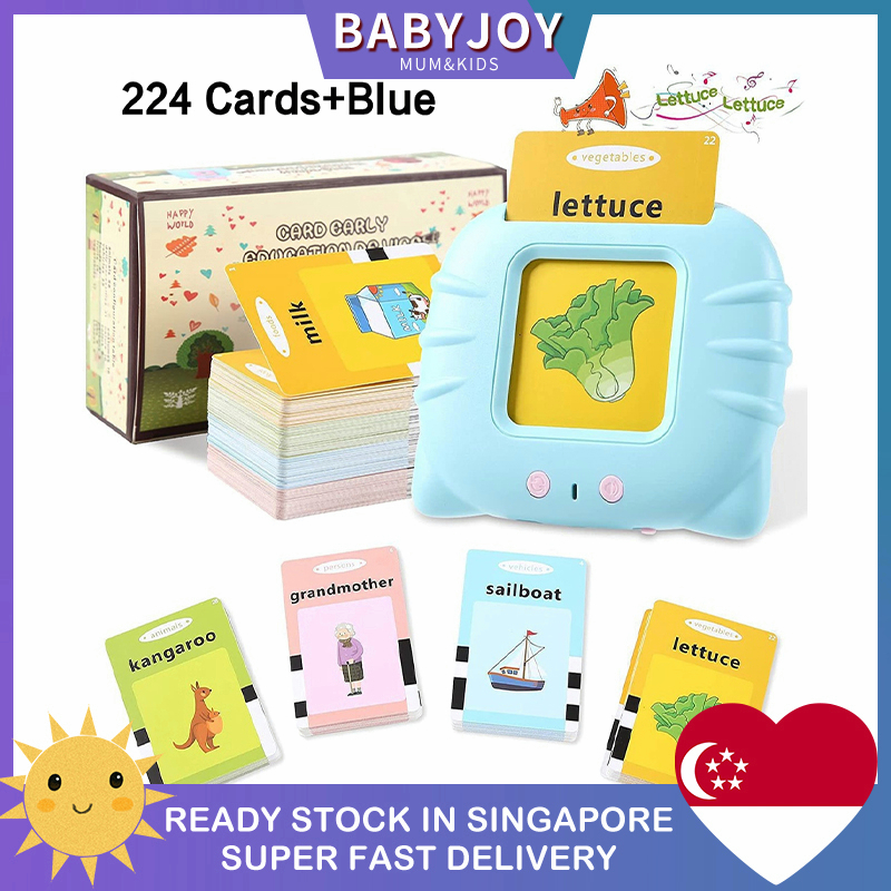 Educational Reader machine 112pcs Cards for kids Learning English ...