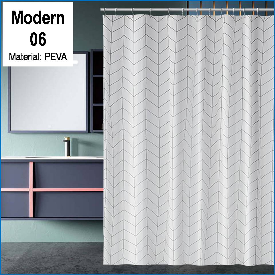 180x180cm Shower Bathroom Thicken Curtain Waterproof Shower Curtain Oil Proof PEVA EVA Fabric ...