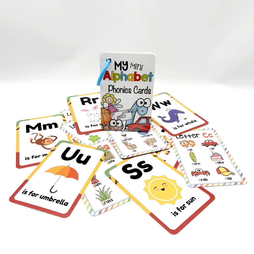 [SG LOCAL STOCK] New Flash Card with Ring My Mini Alphabet Phonics ...