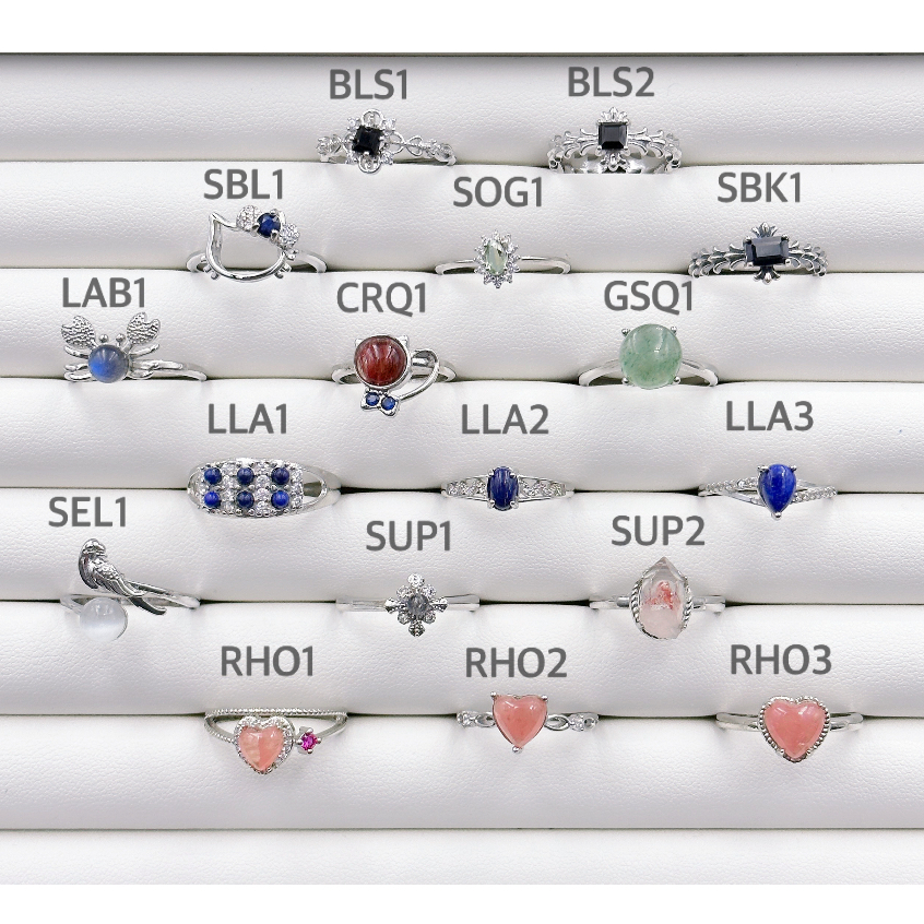 Crystal Rings (Assorted 1) | Shopee Singapore