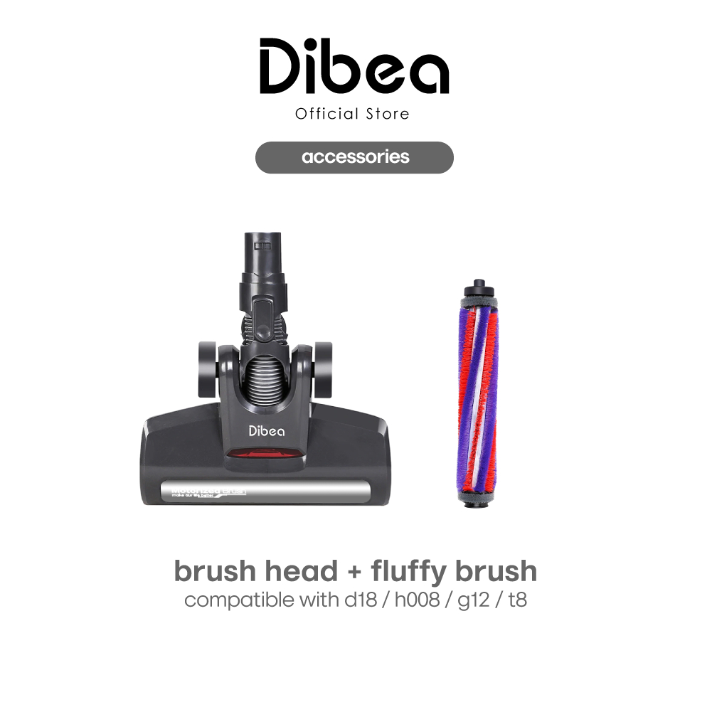[Dibea Singapore] DIBEA GENUINE PART - Motorized Brush Head + Fluffy ...