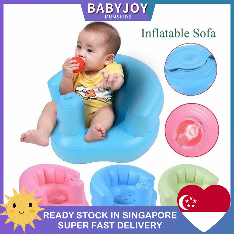 [Ready Stock] Inflatable Baby Chair Learning Training Sit Soft Seat PVC ...