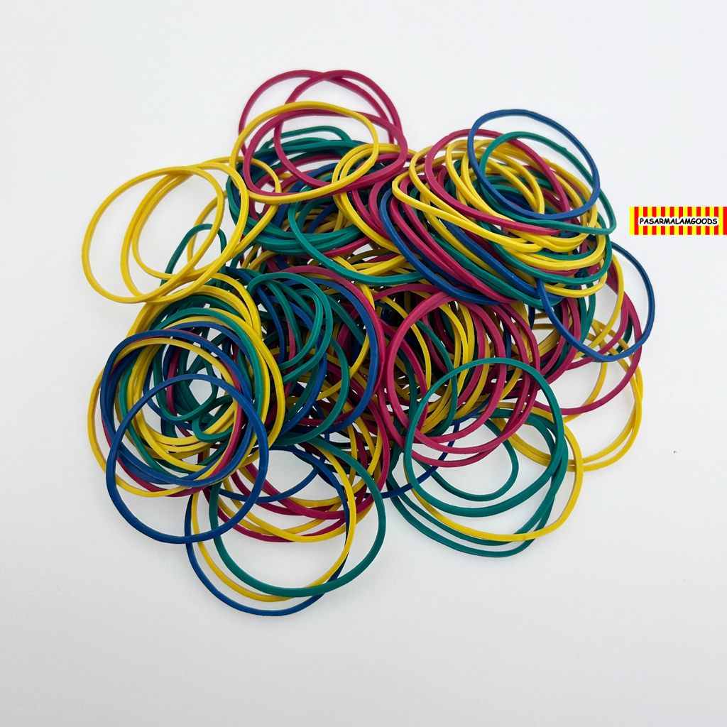 150pc Rubber Band 4cm Packing Tie Things Storage Bundle Home Office Use ...