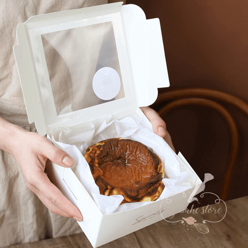 Cake box Pastry Box with window Cheesecake box-5pcs | Shopee Singapore