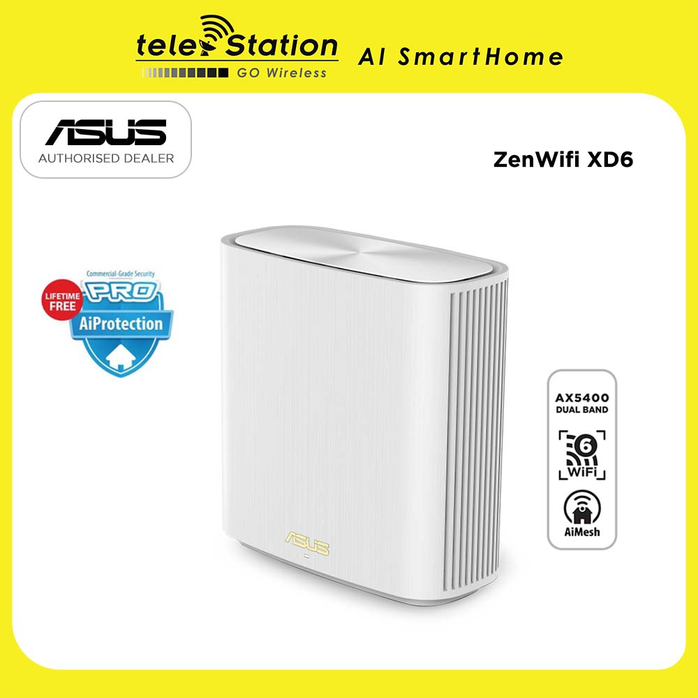 Asus ZenWiFi XD6 AX5400 WiFi 6 Router (2-Pack) (3 Years Local Warranty ...