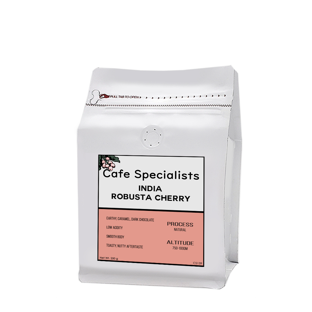 Cafe Specialists India Cherry Robusta Natural Single Origin Coffee ...