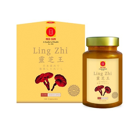 RED SUN Japan Ling Zhi 红日牌日本灵芝 150 Capsules | Shopee Singapore