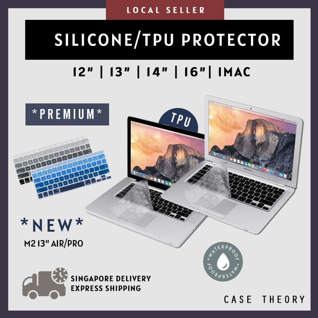 🔅cT🔅 MacBook Apple keyGuard keyboard case cover protector tpu silicone ...