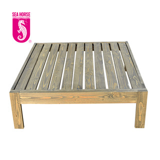 SEA HORSE Retractable Solid Wood Bed Frame Telescopic Bed (KD05N ...