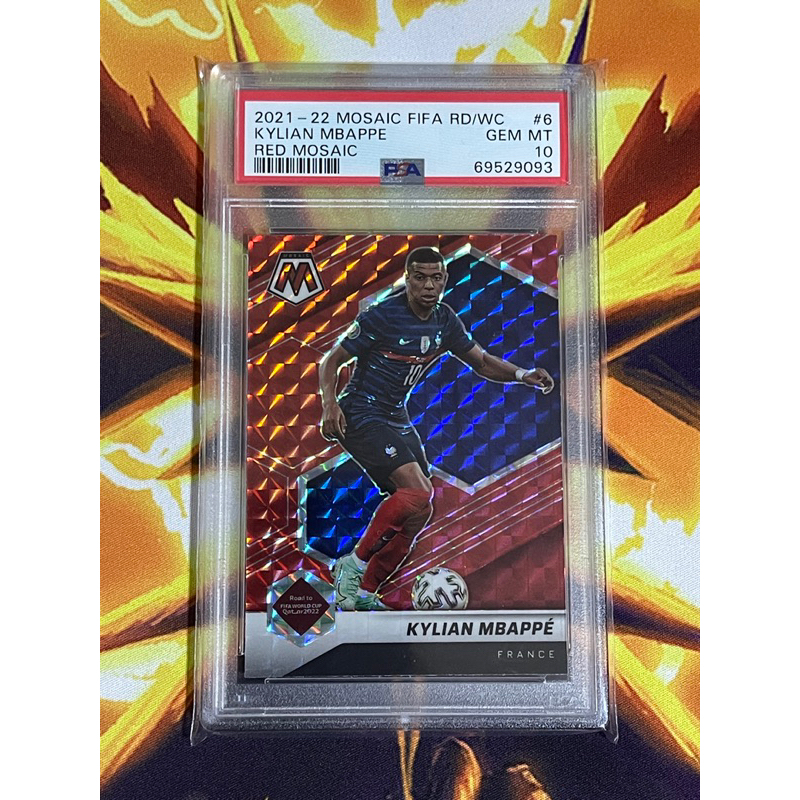 PSA 10 - Kylian Mbappe Red Mosaic Hobby Exclusive (2021-2022 Panini ...