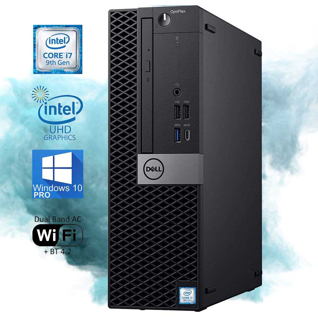 DELL OPTIPLEX 7070 SFF i7-9th GEN 8-core 8GB RAM 256GB SSD WIN 10 Pro, MS Office[Refurbished ...