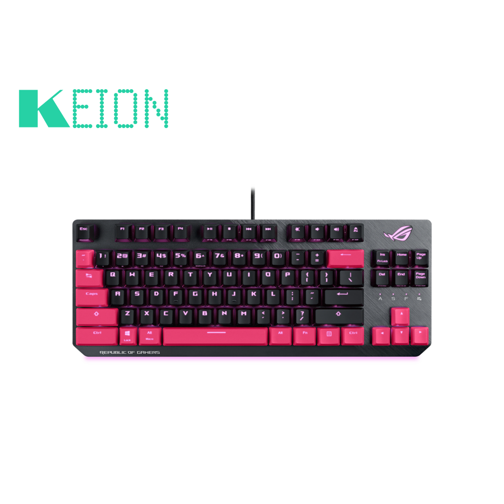 [ASUS] ROG Strix Scope TKL Electro Punk wired mechanical RGB gaming ...