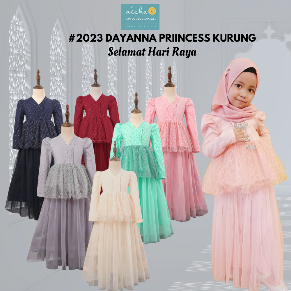 Alpha Mamma - Baju Raya #2023 Baju Kurung Budak Perempuan Baju Kanak2 ...
