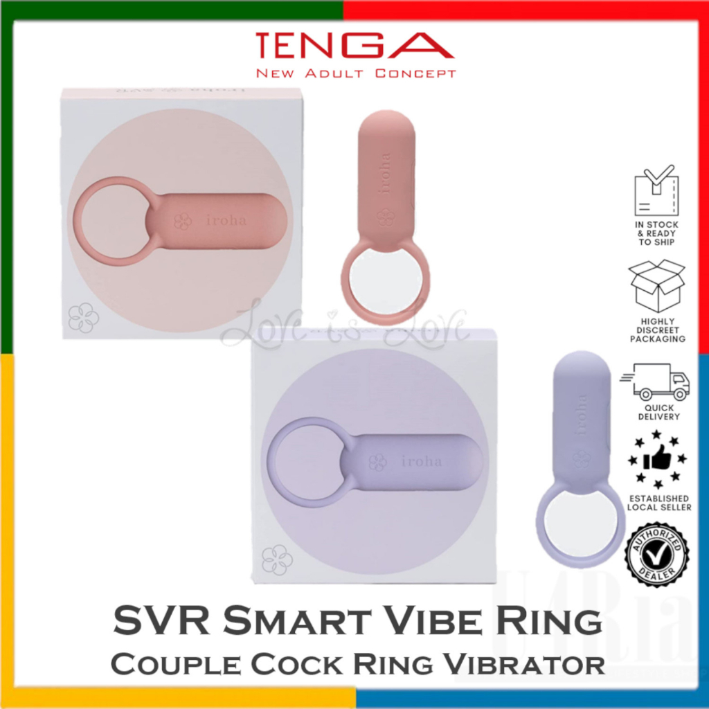 Iroha SVR Smart Vibe Ring Rechargeable Couple Cock Ring Vibrator ...