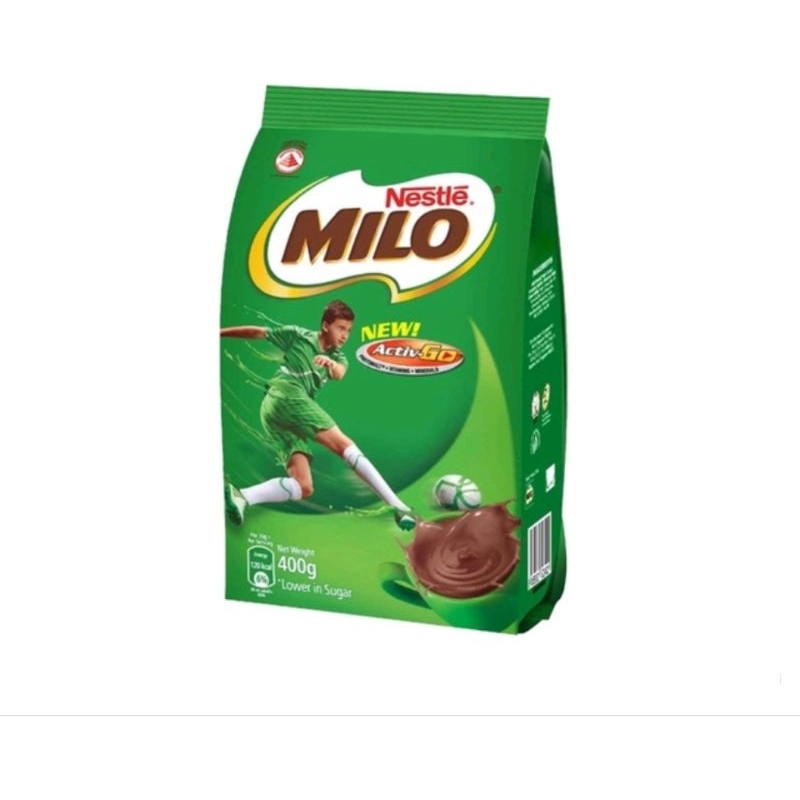 Milo Activ-Go Regular Powder Refill Energy Recharge (400g) | Shopee ...