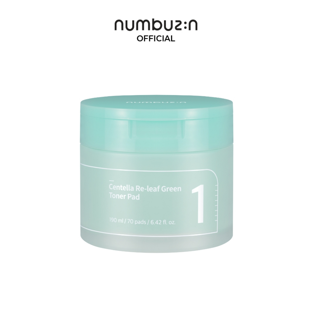 numbuzin No.1 Centella Re-leaf Green Toner Pad | Shopee Singapore