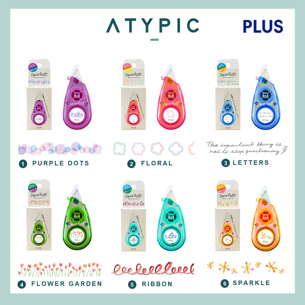 [NEW] PLUS JAPAN Decoration Tape Petit Deco Rush 2023, Thick Width ...