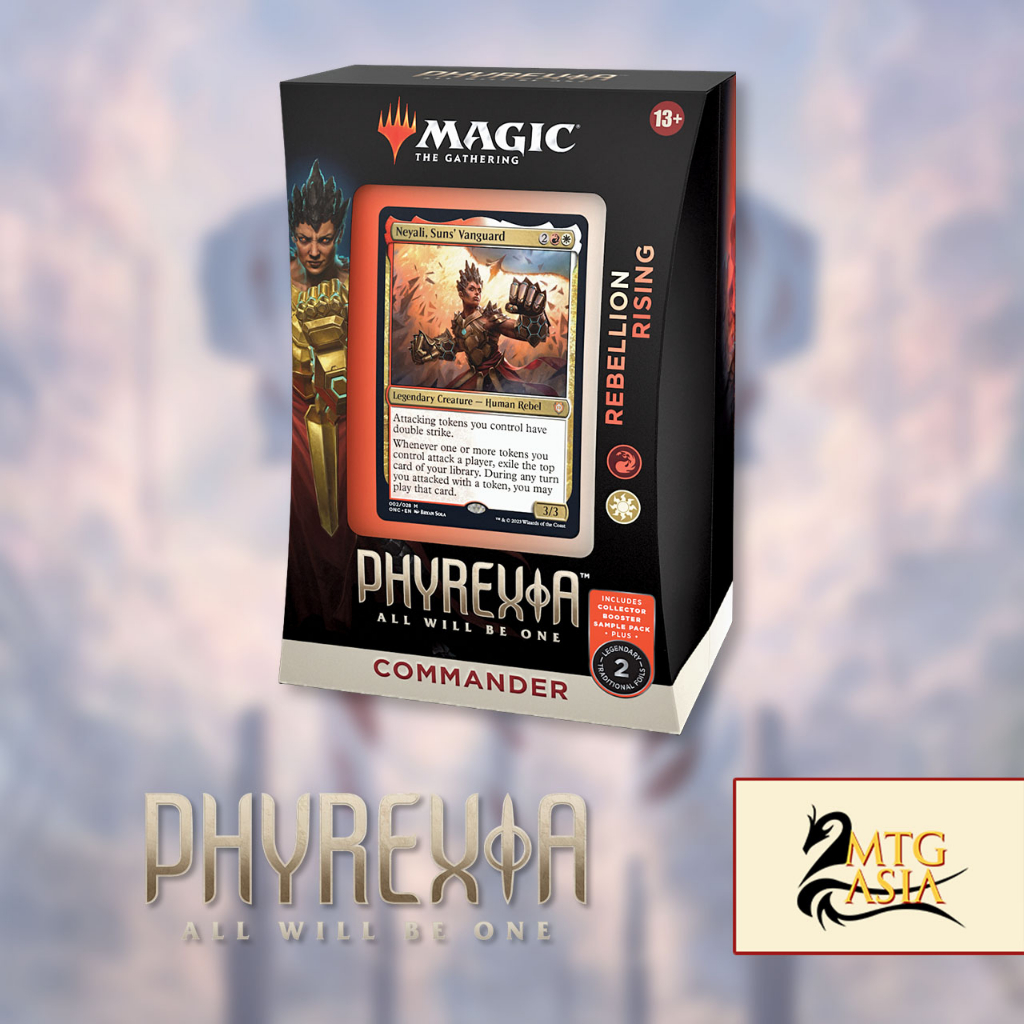 "Rebellion Rising" Phyrexia: All Will Be One Commander Deck English ...
