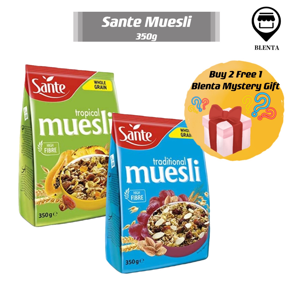 [Bundle of 2 ]Sante Tropical Muesli / Traditional Muesli 350g🔥SG READY ...