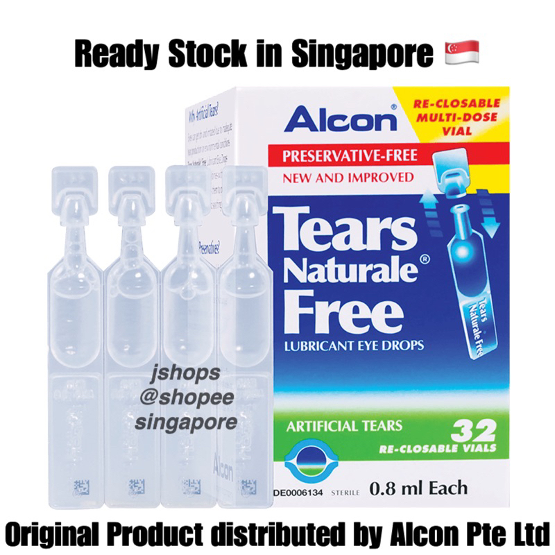 【Ready Stock in SG】ALCON Tears Naturale Free Lubricant Eye Drops ...