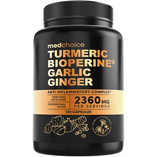 4-in-1 Turmeric Curcumin w Bioperine 2360mg (120 ct) 95% Curcuminoids ...