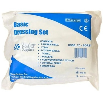 Truzcare Basic Dressing Set Sterile Disposable [Bundle]*Surgical ...