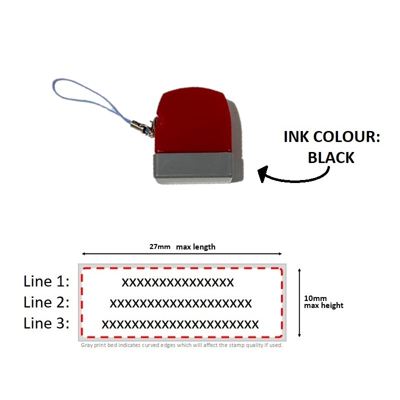 NAME STAMP ( FLASH CHOP) SELF-INKING, designation, nurses, doctors ...