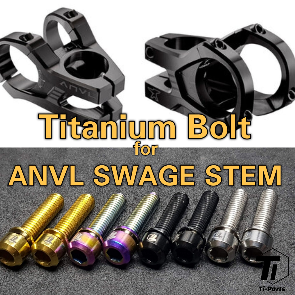 Titanium Bolt for ANVL SWAGE Stem | MTB Enduro DH Trail Stem | Titanium ...
