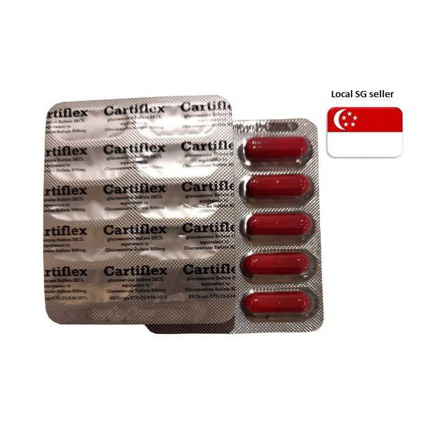Cartiflex Glucosamine Sulfate 500MG, 100 capsules | Shopee Singapore