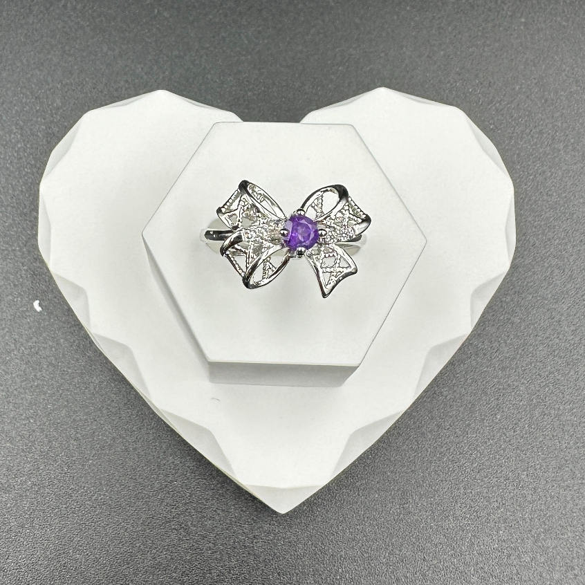 Crystal Rings (Amethyst) | Shopee Singapore