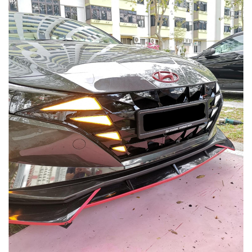 Avante Cn7 (21', 22') Front grille LED DRL w/Signal | Shopee Singapore