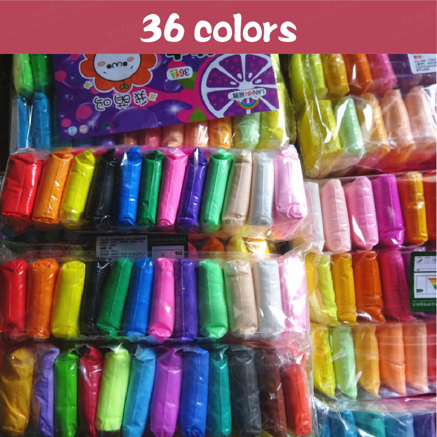 15g Mini Pack Super Light Clay Set || Soft Modeling Mud Plasticine DIY ...